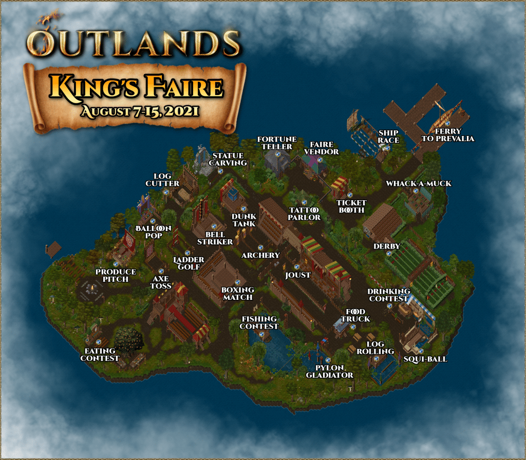 EVENT: King’s Faire 2021 from August 7-15, 2021